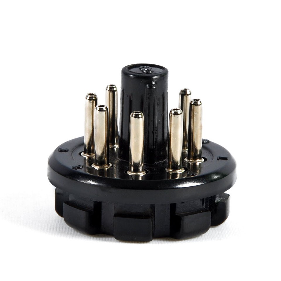 2pcs 8Pin Bakelite Tube Socket Octal Pin Plug Base For Guitar Amplifier ...