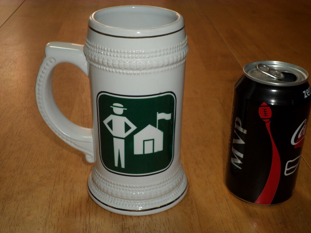 RANGER STATION ROAD SIGN LOGO [3-D GRAPHICS & JUMBO SIZE] Ceramic BEER ...