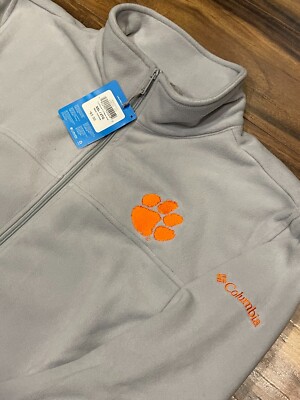 NEW Columbia Clemson Tigers Flanker Fleece Jacket Men’s 2XL (MSRP:$65. ...