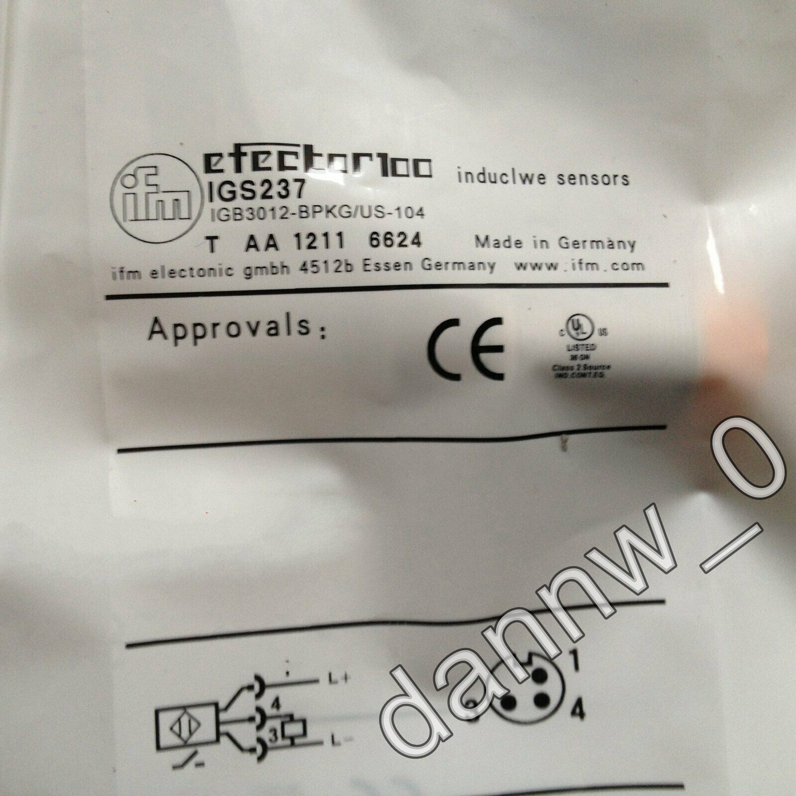 ifm EFECTOR Ila3002-bpkg Proximity Sensor IL5002 for sale online | eBay