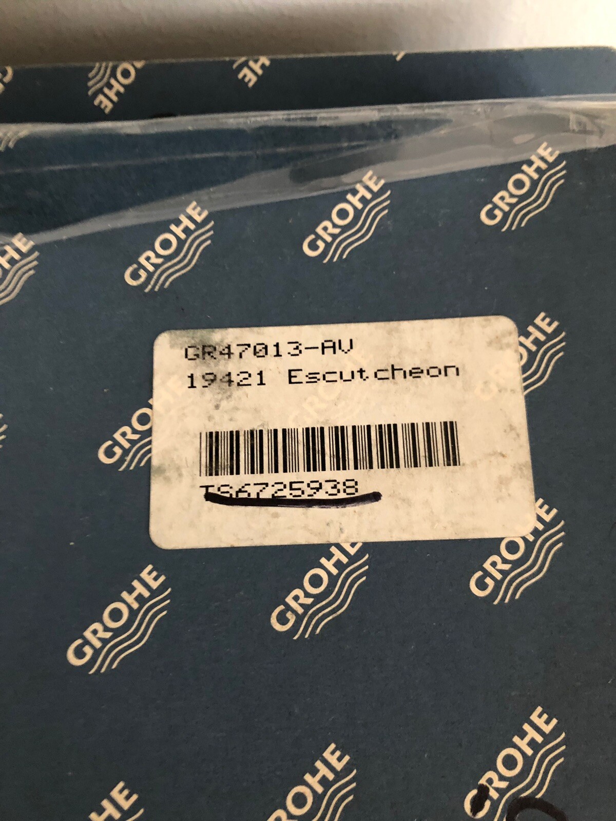 Grohe 19421 Thermostatic Valve Escutcheon TRIM PLATE ONLY, 47013AV0 ...