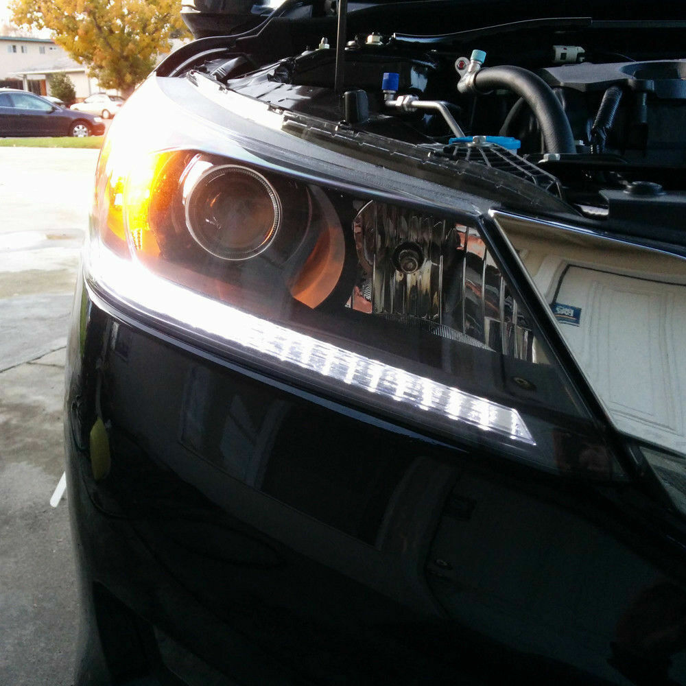 2 Pack White LED Headlight Strip Bulbs Lights 6000K for 2014-2017 Honda ...