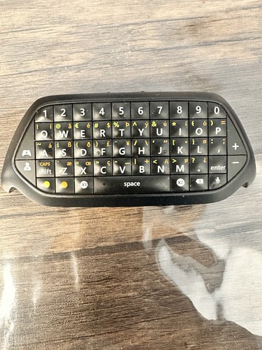 Microsoft Xbox One Chat Pad OEM Model 1676 Video Gaming Keyboard Black ...