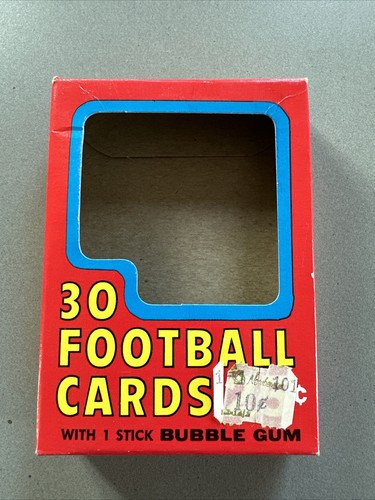 1970 Topps Football Empty Pack Box Nice Shape! | eBay