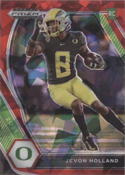2021 Panini Prizm Draft Picks - Jevon Holland #149 Red Ice Prizm (RC ...
