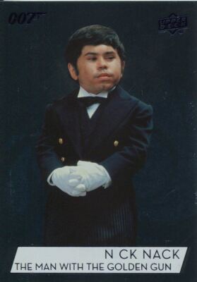 James Bond Collection Parallel Foil Base Card #35 Herve Villechaize as ...