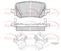 Apec PAD2535 Brake Pad Set for sale online | eBay