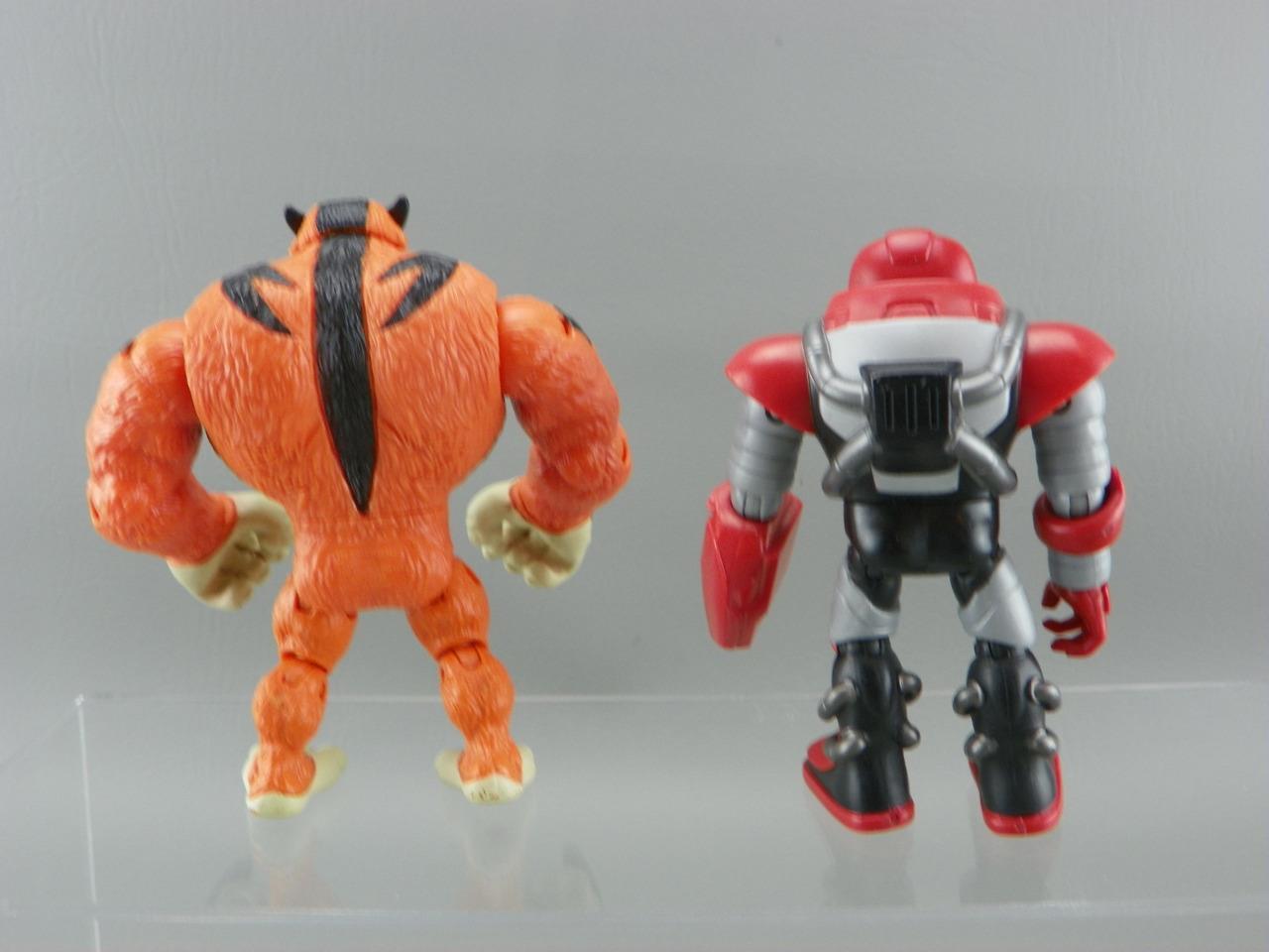 Playmates 2018 Ben 10 RATH HEATBLAST WILDVINE JETRAY Omni-Kix Alien ...