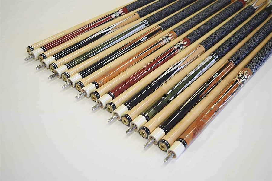 SET OF 10 POOL CUES New 58" Canadian Maple Billiard Pool Cue Stick #5 ...