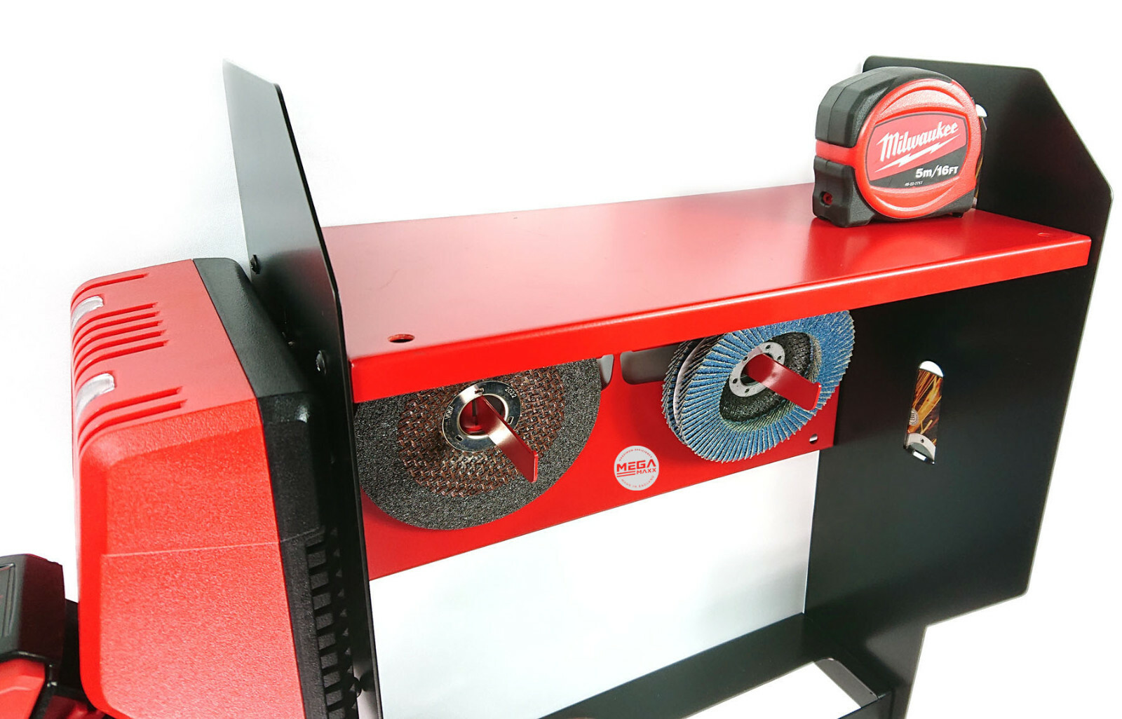 Angle Grinder Storage Charging Station Unit Workshop Garage Shed Wall ...