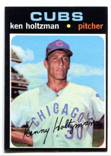 1971 Topps #410 Ken Holtzman Baseball Card - Chicago Cubs | eBay