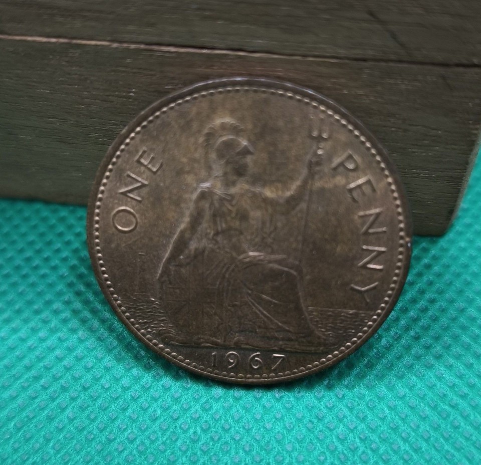 1967 Queen Elizabeth II One Penny Coin | eBay UK