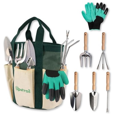 Gardening Hand Tools with Durable Garden Tools Bag and Rust-Proof ...