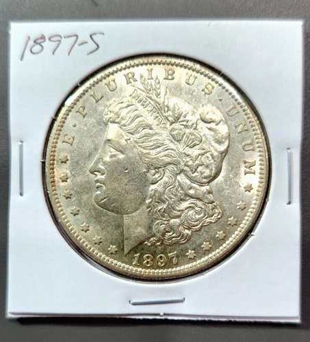 1897-S Morgan Dollar - High Grade - Lustrous - Looks AU | eBay