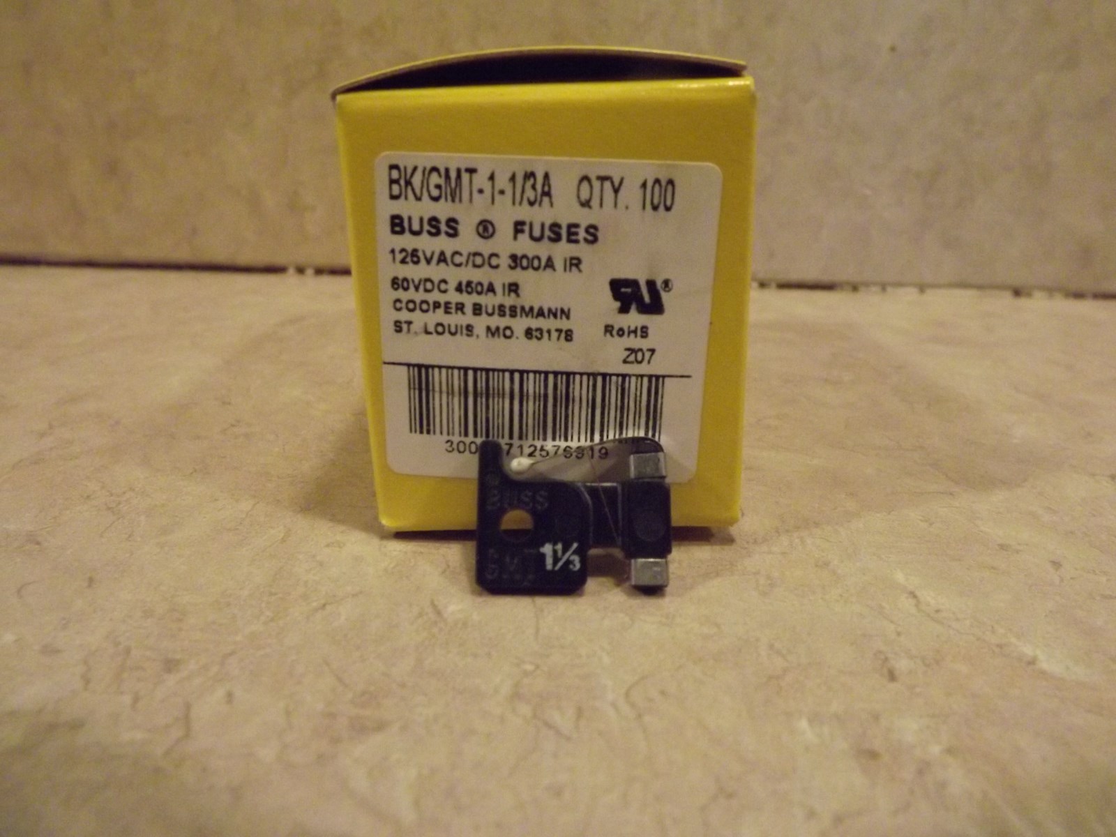 Cooper Bussmann GMT-1-1/3 GMT Fuse, 1-1/3 Amp, 25 pack | eBay