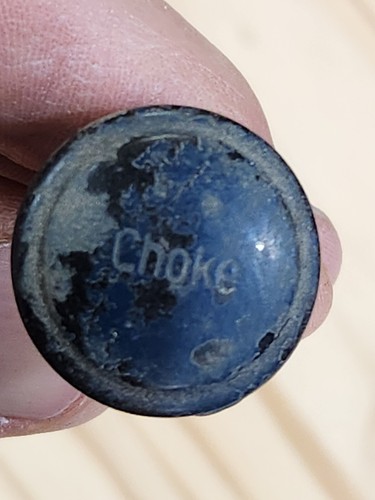 Vintage Automotive Part Accessorie Choke Button. | eBay
