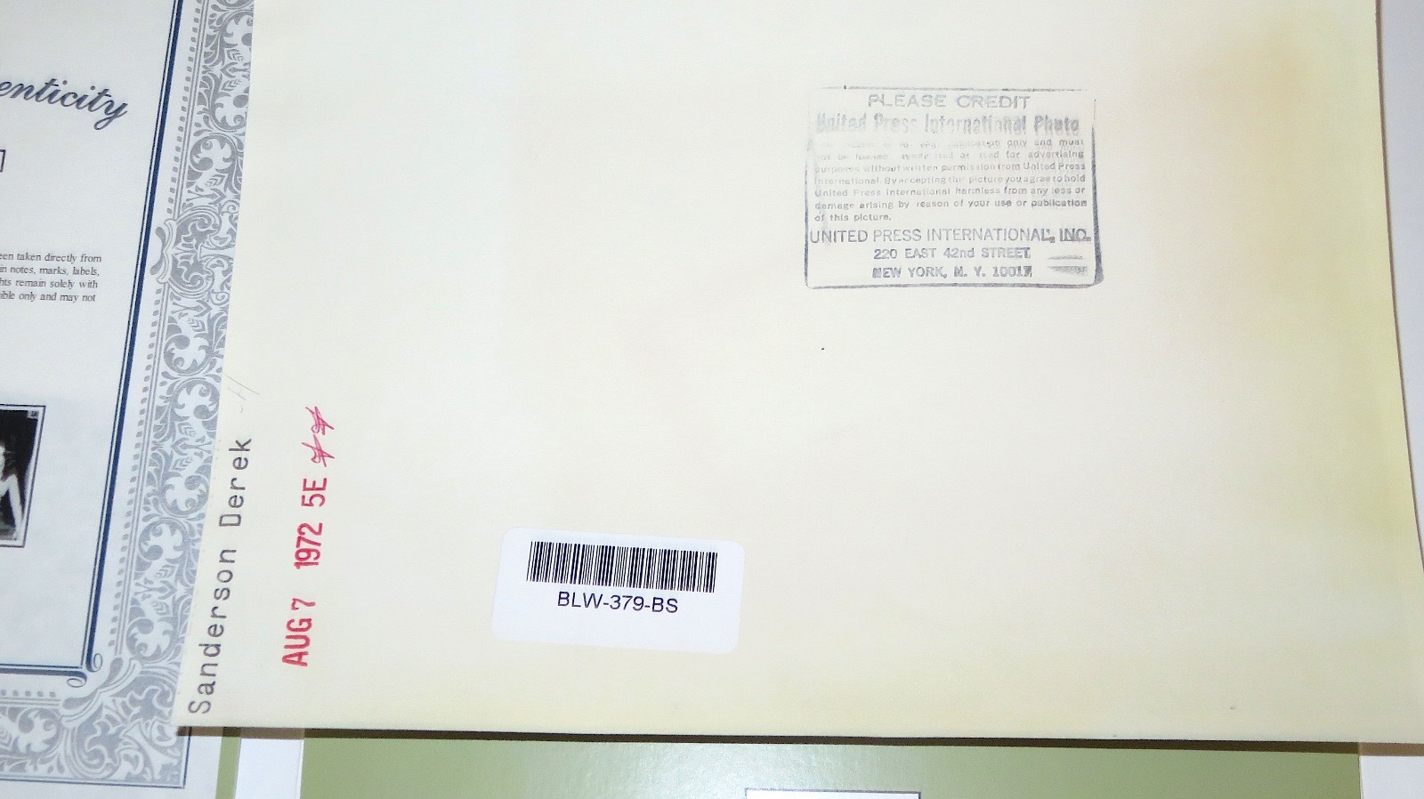 Derek Sanderson Signed "Turk" Bruins Puck + 1972 Boston Bar Photo ...