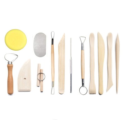 13pcs Pottery Clay Tools Ceramic Clay Sculpting Tool Kit Pottery ...