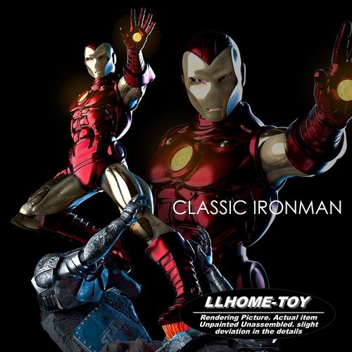 Classic Iron Ultron Resin 1:4 Model Kit Unpainted 3d Print GK Statue ...