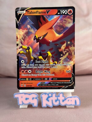 Talonflame V 029/185 Vivid Voltage Ultra Rare Holo TCGKITTEN | eBay ...