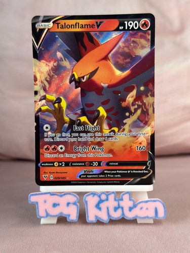 Talonflame V 029/185 Vivid Voltage Ultra Rare Holo TCGKITTEN | eBay ...