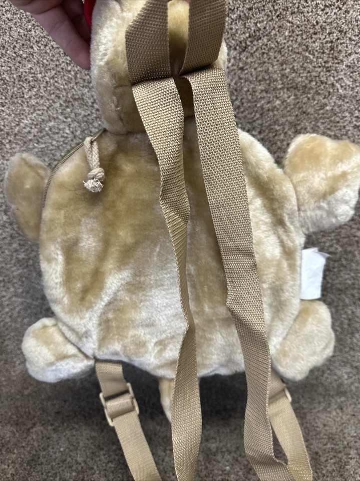 Vintage Gurilla Biscuit 1995 Plush Turtle Shell Backpack Bookbag Bag ...