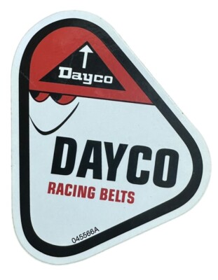 DAYCO Fan Belts Original Vintage 1960's 70's Racing Belts Decal Sticker ...