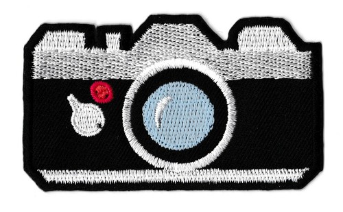 Iron-On Embroidered Badge Patch For Camera | eBay