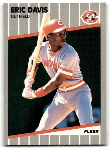 1989 FLEER ERIC DAVIS CINCINNATI REDS #158 | eBay