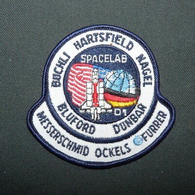 Original Spacelab D-1 European Space Agency STS-61A Space Shuttle Mission Patch | eBay