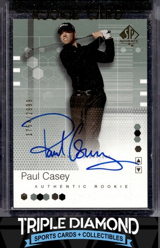 2002 SP Authentic Paul Casey Rookie Autograph Auto #1754/2999 N714 | eBay