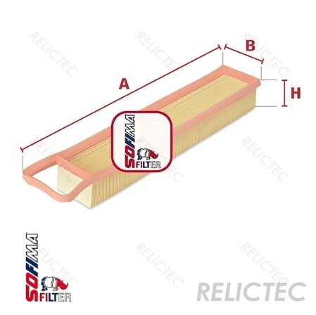 Air Filter Mini:Cooper,MINI,CLUBMAN,Paceman 13717534825 1444-RK 1444-RJ ...