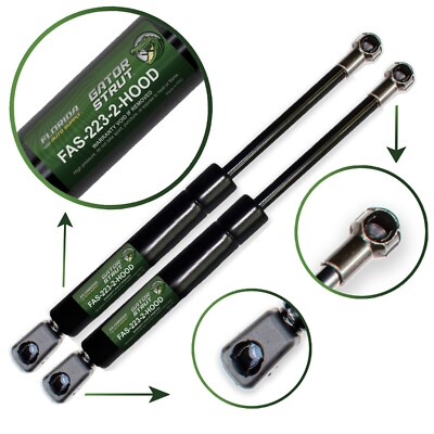 Two Hood Lift Supports Mercedes Benz ML 1998-2005: 320, 350, 430, 500 ...