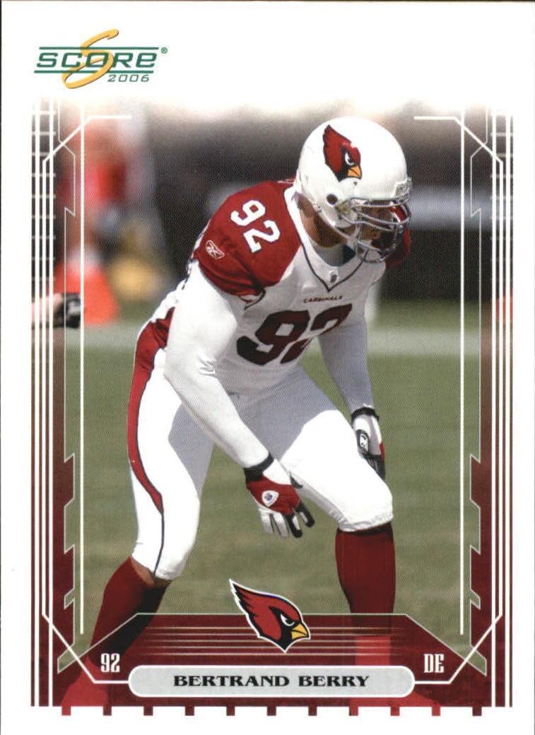 2006 Score - Bertrand Berry #7 Glossy for sale online | eBay