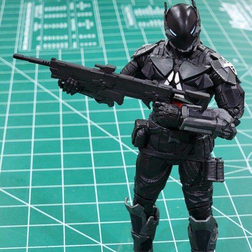 Custom Arsenal pack resin cast rifle redhood arkham knight mcfarlane ...