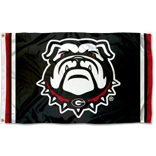 Georgia Bulldogs Black Dawg Flag Large 3x5 | eBay