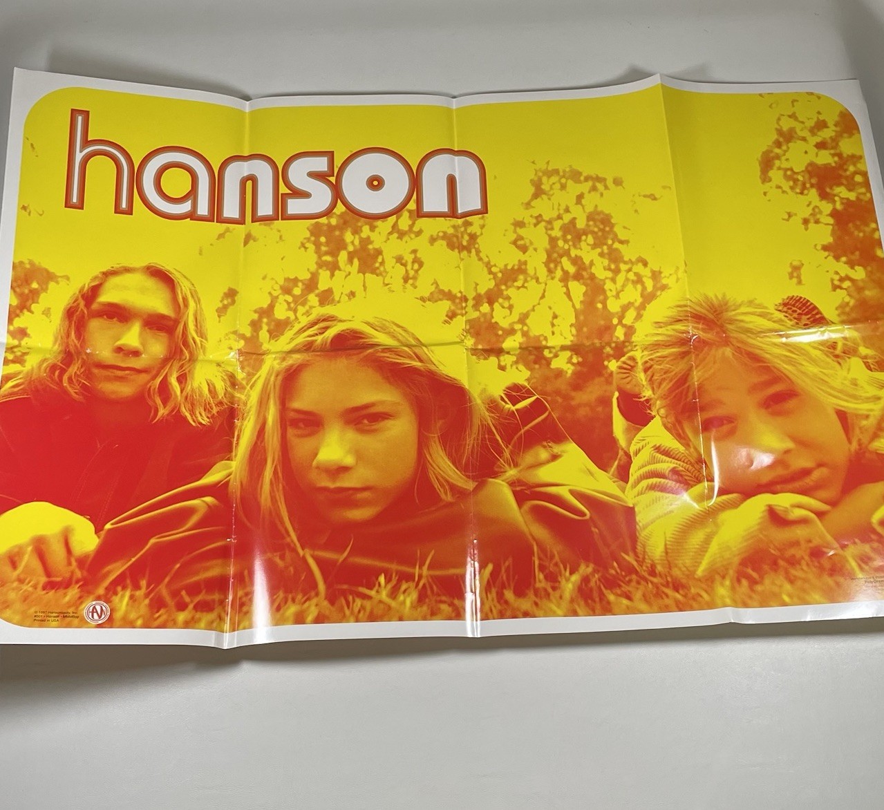 Hanson Poster 1997 MMMBop Graphic #001 Polygram Records Official Merch ...