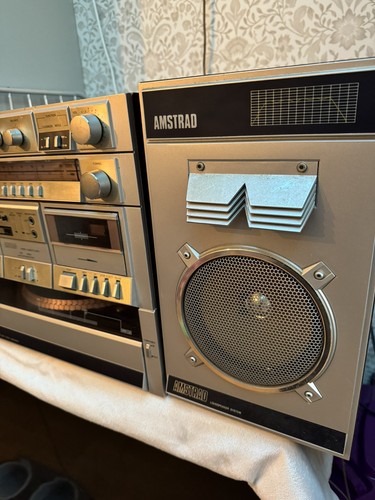 Vintage Amstrad HI-FI System Speakers Turntable SM102 Amplifier Tuner ...
