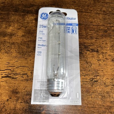 GE 25-Watt Clear Appliance Aquarium T10 Tubular 5" Light Bulb 250 ...