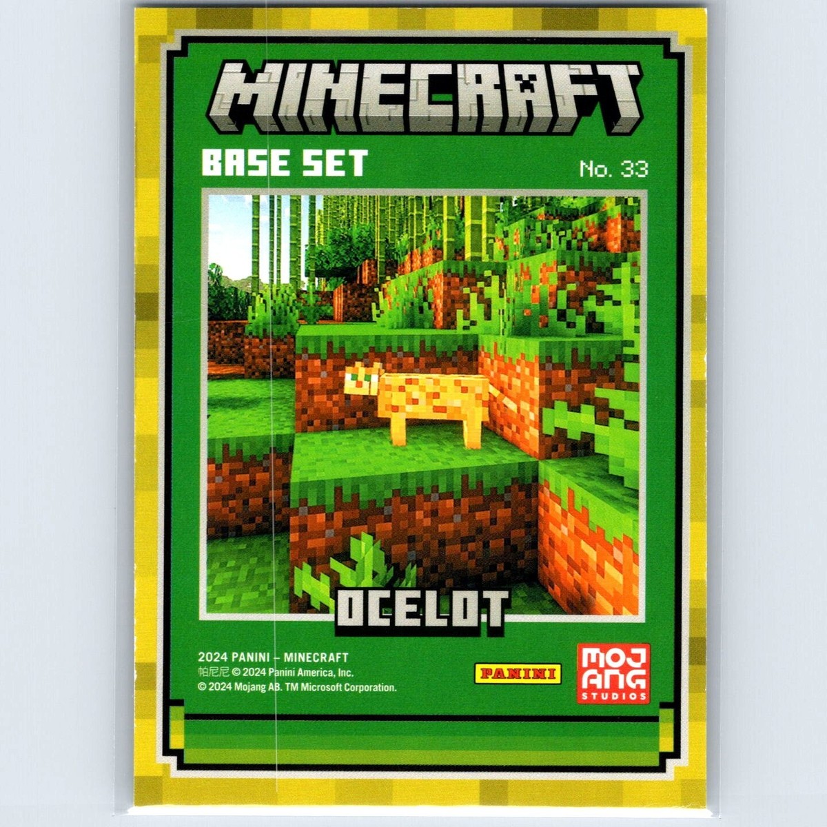 Ocelot Leanbh Minecraft