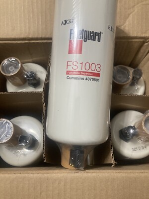 Lot Of 6 New Genuine Fleetguard FS1003 Fuel Water Separator FS-1003 Set ...