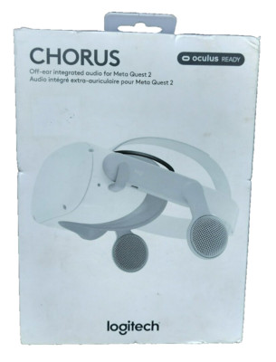 Logitech - Chorus VR Oculus Off-Ear Integrated Audio for Meta Quest 2 - White | eBay