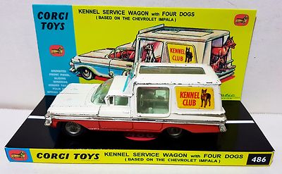 Vintage CORGI 486 KENNEL SERVICE WAGON Diecast Model Car & Custom ...