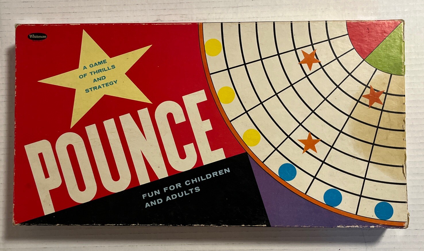 Vintage 1961 Whitman Pounce Board Game ~ 100% Complete | eBay