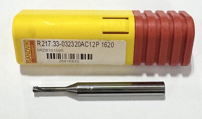 Sandvik 8-32 Solid Carbide Thread Mill 6mm Shank Helical Flute AlCrN ...
