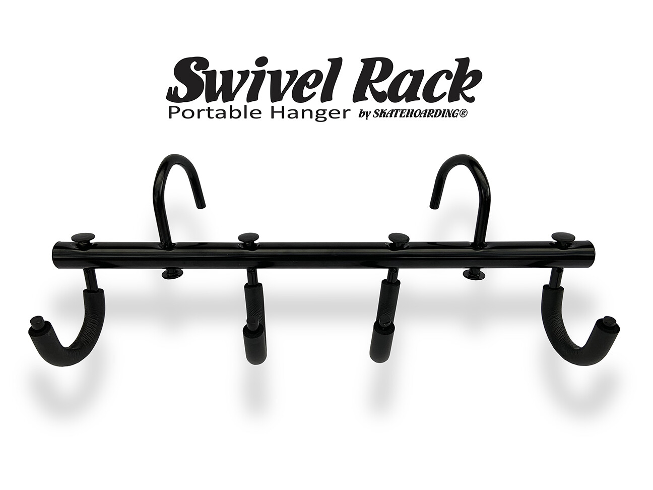 Swivel Rack Portable Skateboard Storage Hanger Rack Mount Powell Santa ...