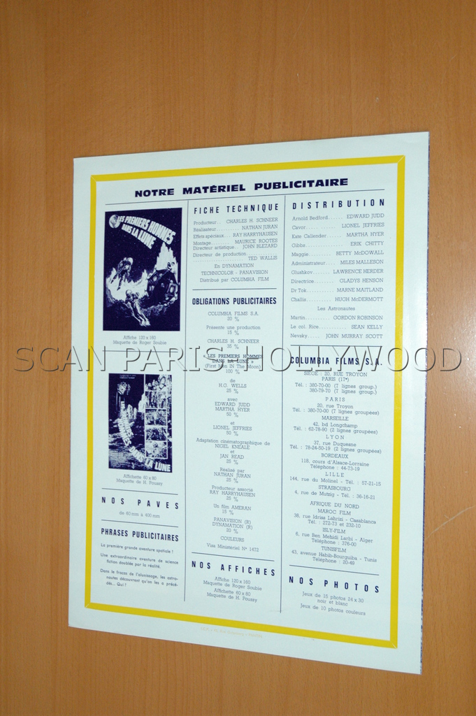 EDWARD JUDD MARTHA HYER FIRST MEN IN THE MOON 1964 RARE SYNOPSIS PRESS ...