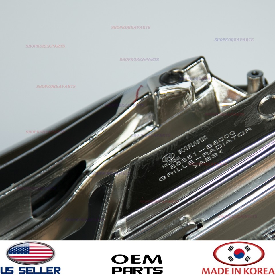 GRILLE RADIATOR FRONT GENUINE! HYUNDAI SANTA FE XL 2013-2016 86350B8000 ...