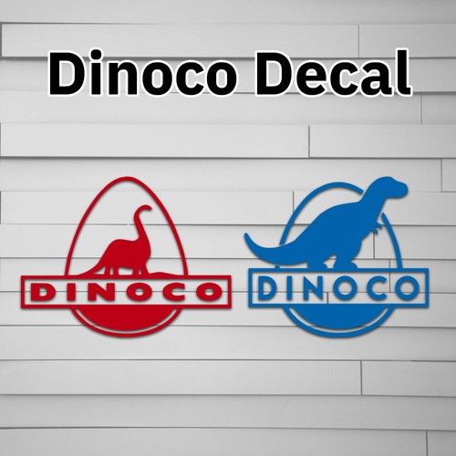 Dinoco Decal (for Car laptop window tumbler water bottle) sticker ...