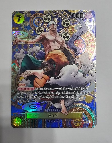 Enel OP05-100 SR SP English Alt Alternate Art One piece Card English ...